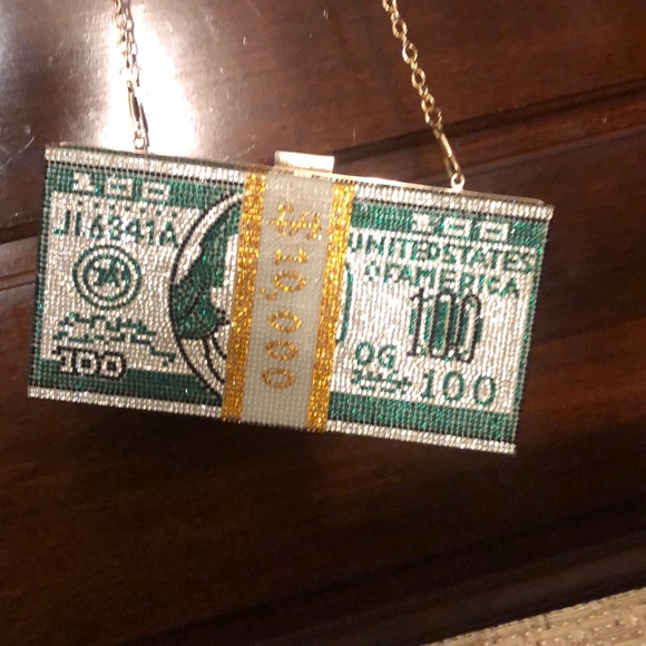 Bags | Money Shoulder Bag Embellished With A Combination Of Beads And ...